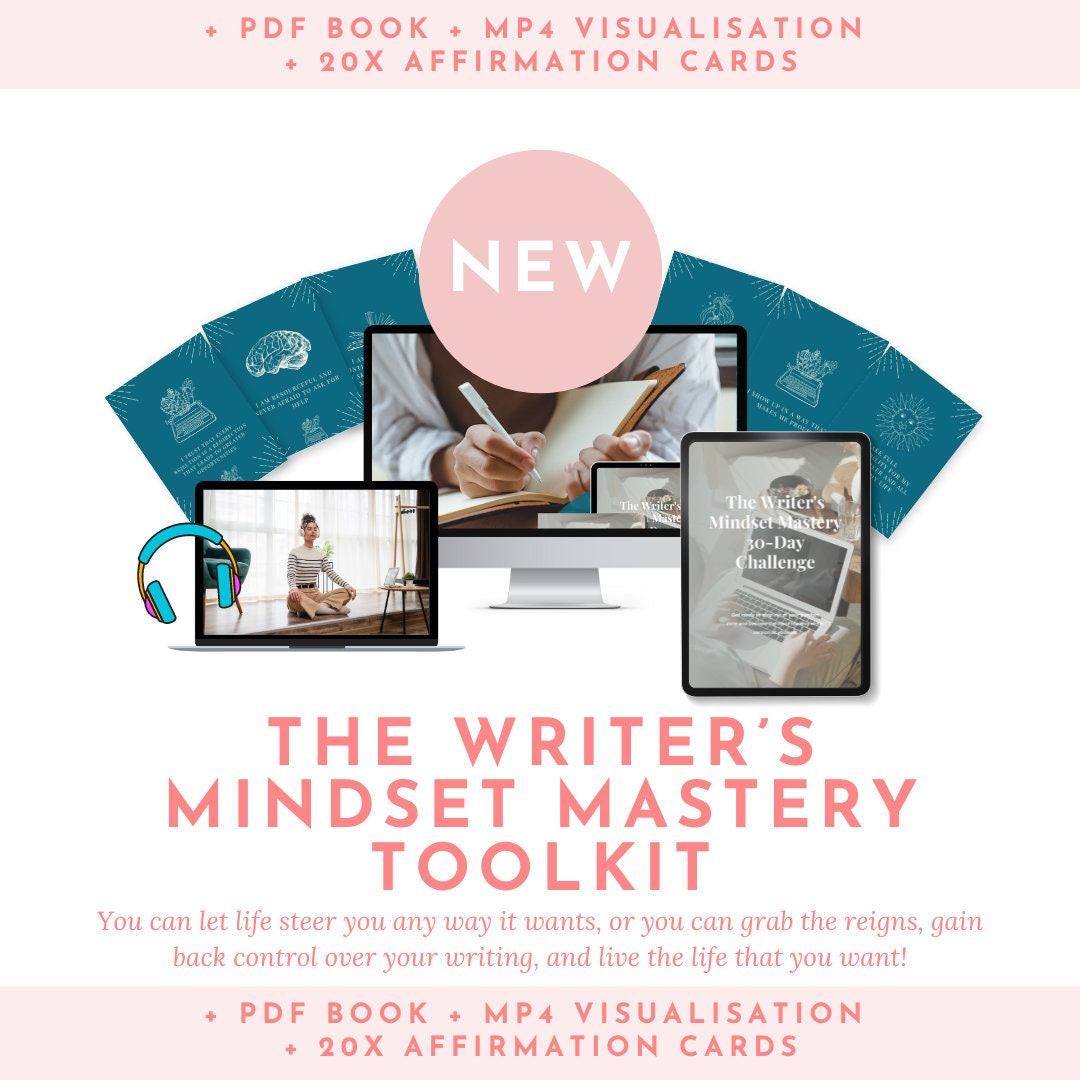 The Writer's Mindset Mastery Toolkit *includes: PDF Book +MP4 Audio ...
