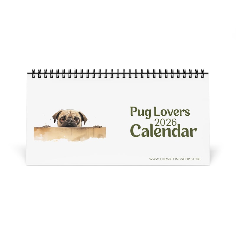 Pug Calendar - Etsy