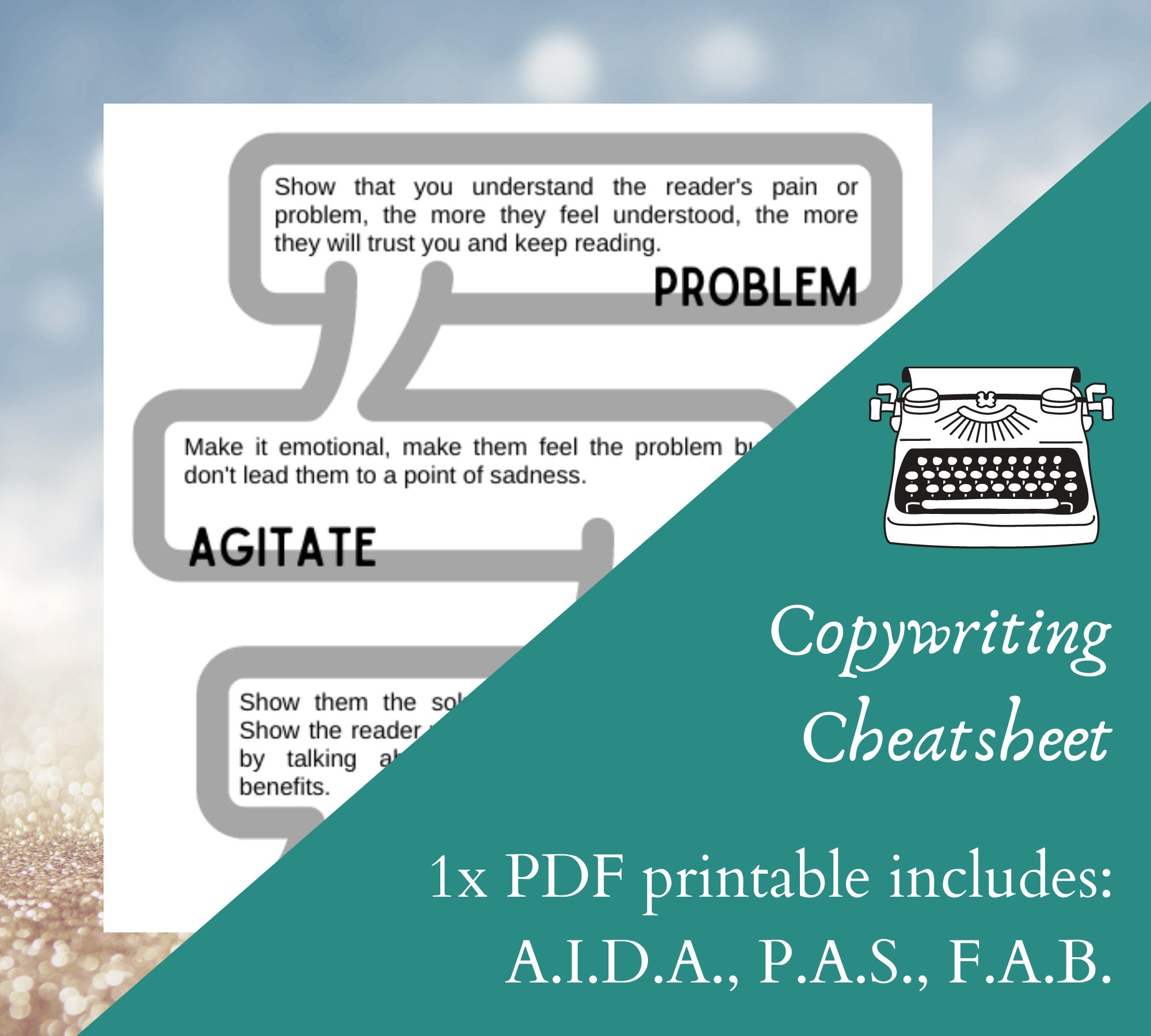 Copywriting Cheatsheet Instant Download Work From Home - Etsy