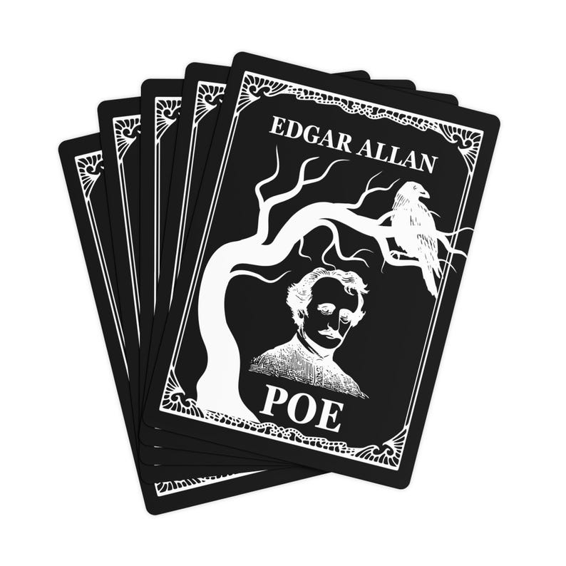 Edgar Allan Poe Poker Playing Cards - Etsy