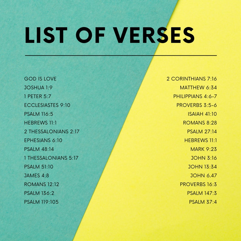 Social Media Posts / Facebook & Instagram / Set of 30 Scriptures ...