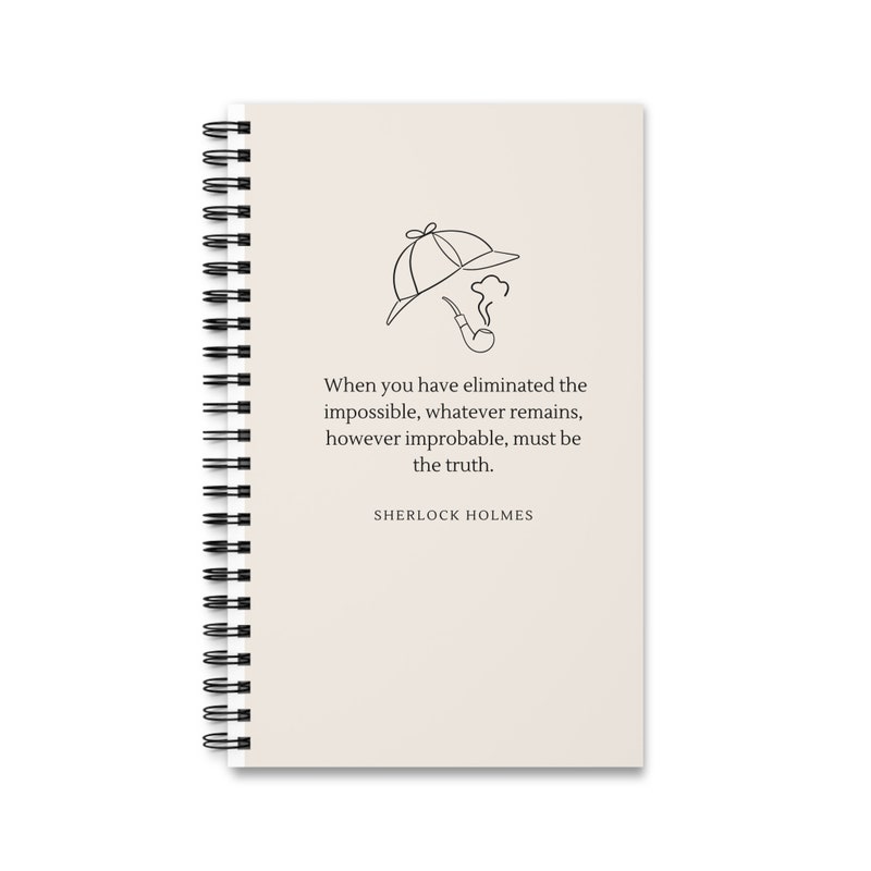 Sherlock Holmes Notebook - Etsy