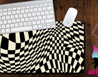 Checkered Desk Pad - Etsy