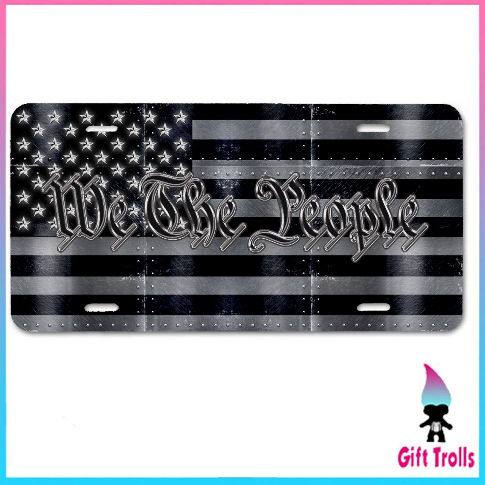 Car Parts & Accessories We The People License Plate and/or Car Coasters ...