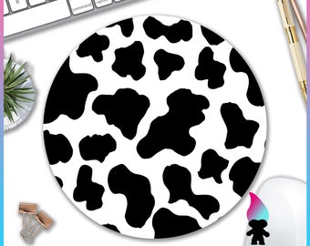 Cow Print Mouse Pad - Etsy