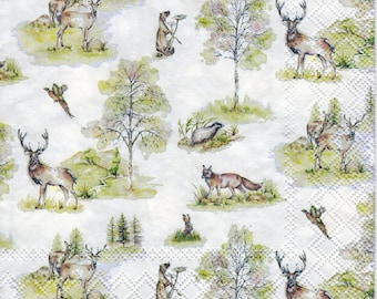 Fox Decoupage Napkins - Etsy