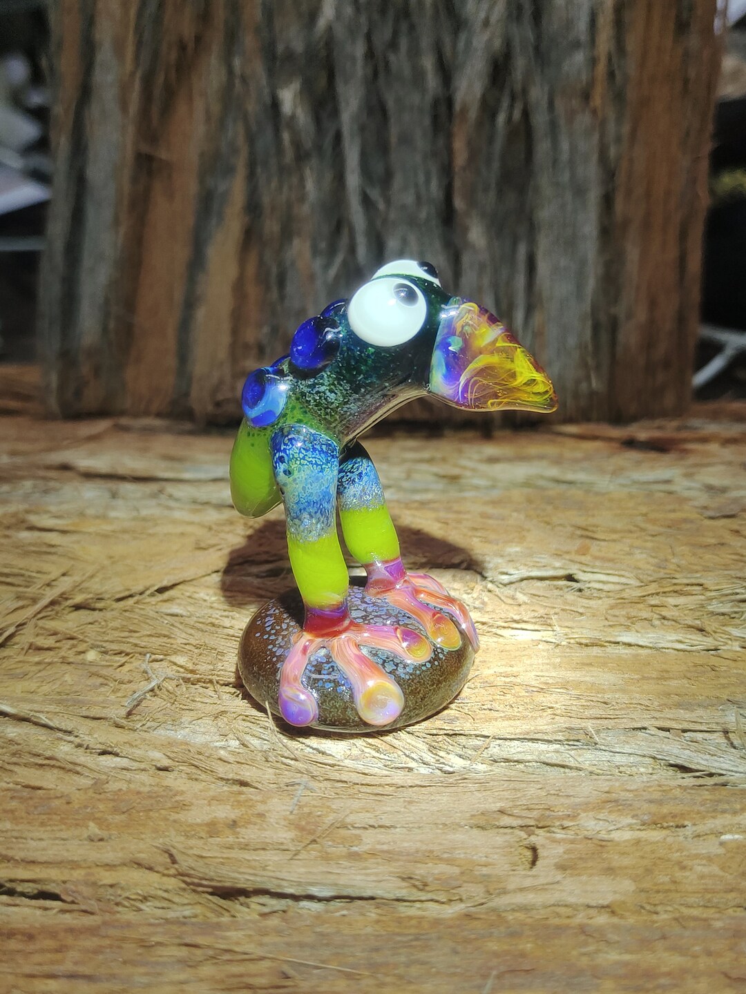 Handmade Mutant Bird Collectable Borosilicate Art Glass Sculpture.dr ...