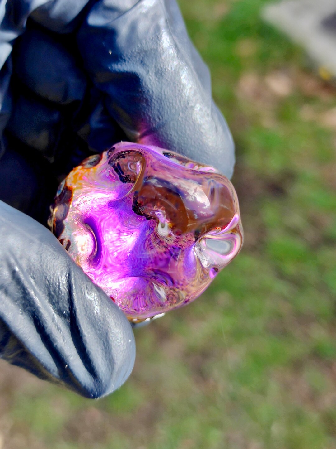 Lightbender Meteor Dichro Pink Handmade Borosilicate Glass Comet.dr Sawfish 2024. - Etsy