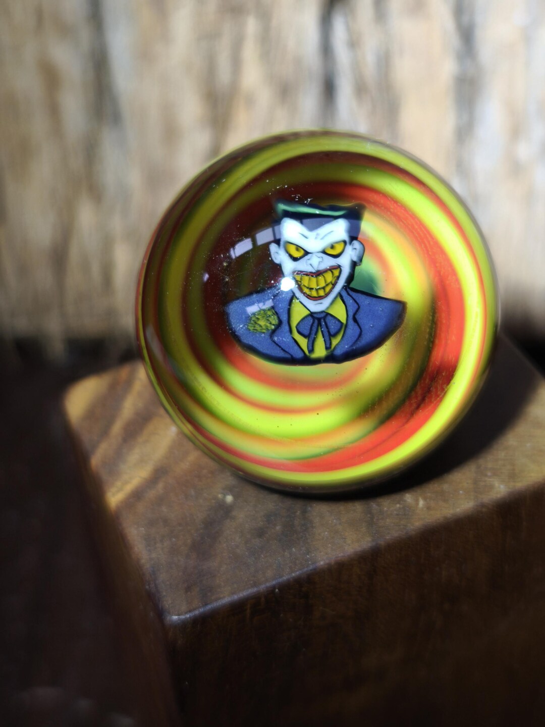 Joker Villain Vortex Handmade Borosilicate Glass Marble.dr Sawfish 2025 ...