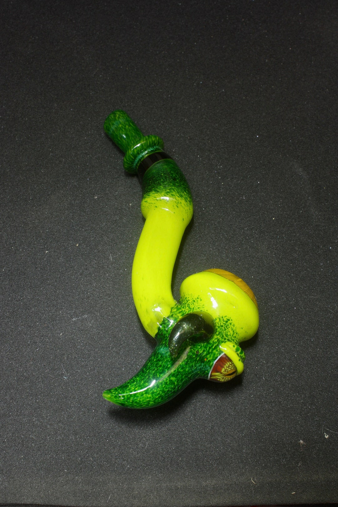 Green Goblin's Pipe Handmade Borosilicate Glass.dr Sawfish 2023. - Etsy