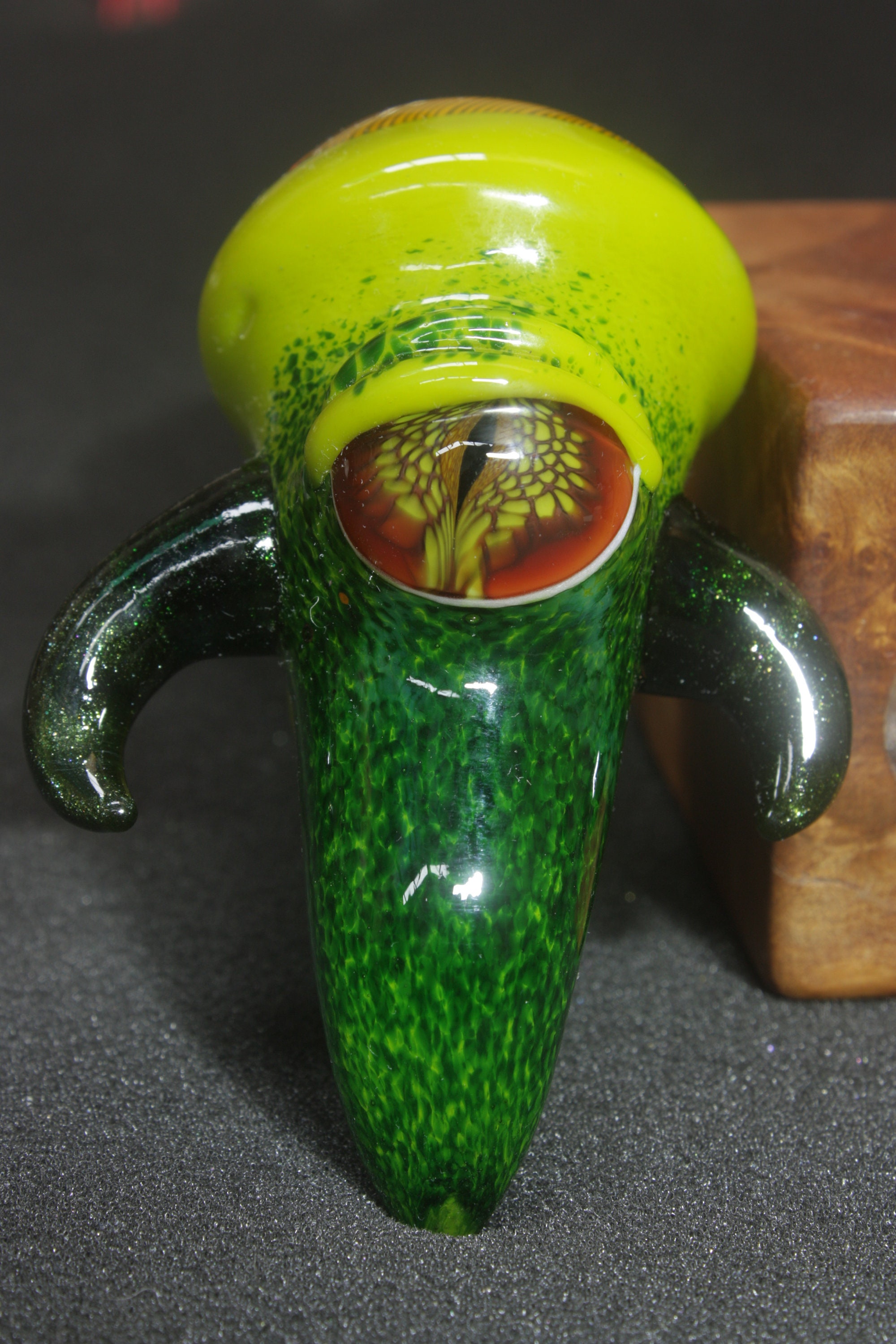 Green Goblin's Pipe Handmade Borosilicate Glass.dr Sawfish - Etsy