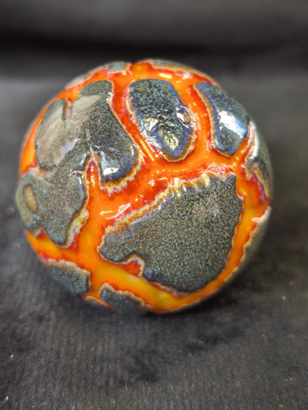 Distant Planet CARVED Series Handmade Borosilicate Glass Marble.dr ...
