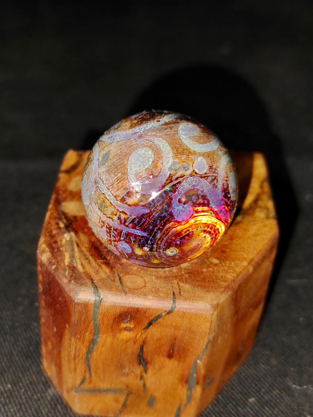 Desert Swirl Handmade Borosilicate Glass Marble.dr Sawfish - Etsy