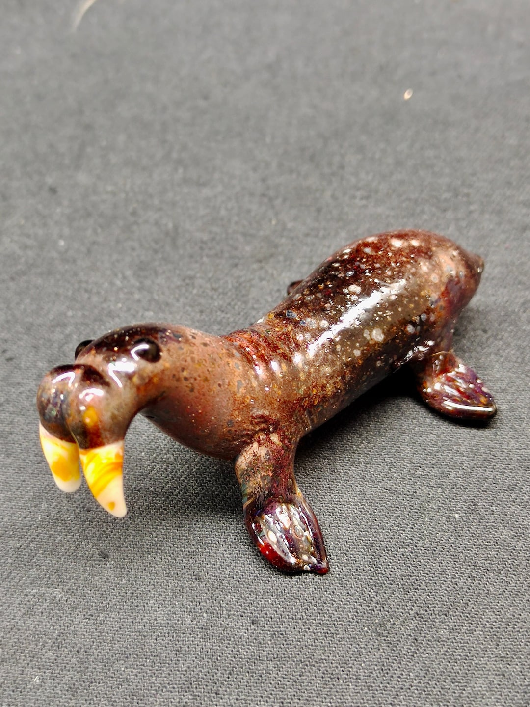 Handmade Borosilicate Glass Walrus Tasmania.dr Sawfish 2024 - Etsy UK