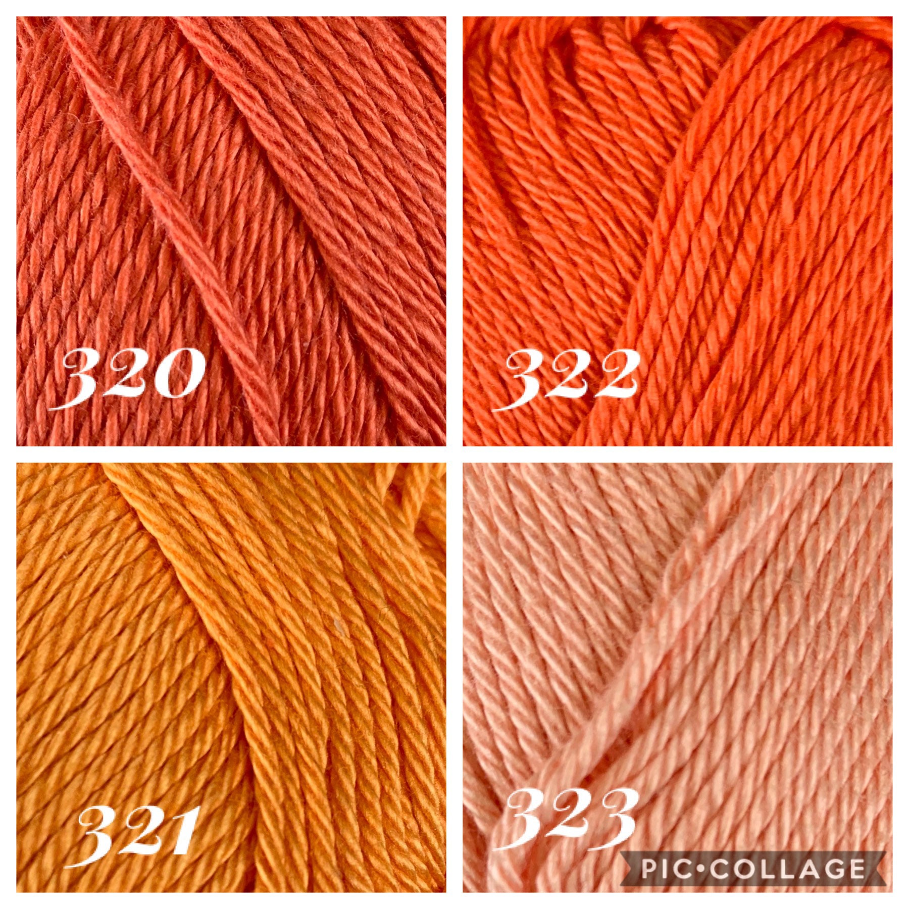 Mix 20 Pink Crochet Yarn Orange Cotton Yarn Free Shipping | Etsy