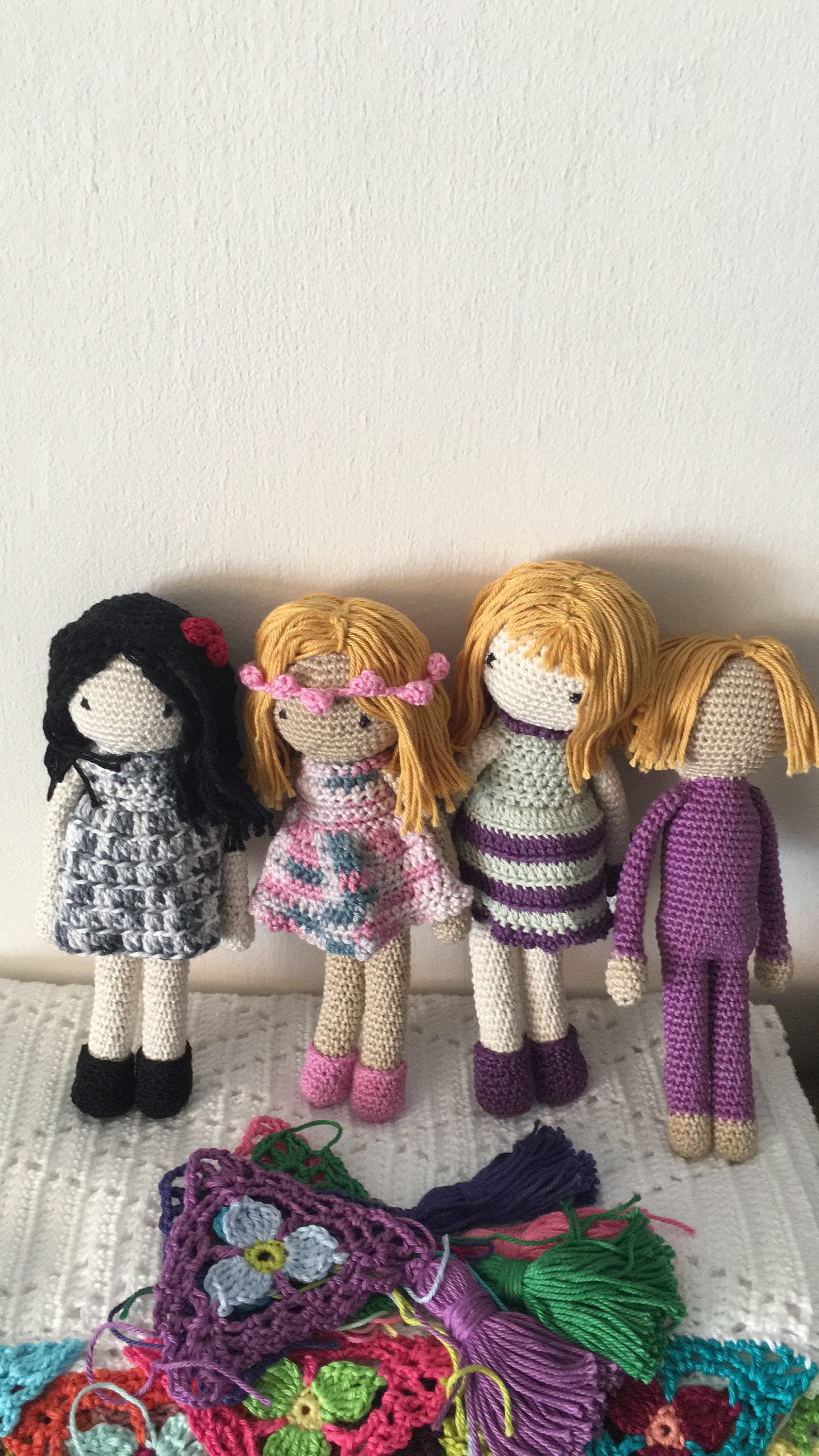 Doll Dress Crochet Tutorial, Crochet Outfit Doll Pattern, Crochet Doll ...