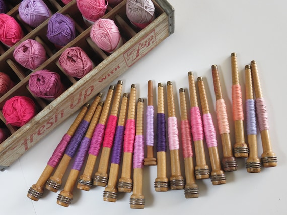 Mix 20 Pink Crochet Yarn Orange Cotton Yarn Free Shipping | Etsy