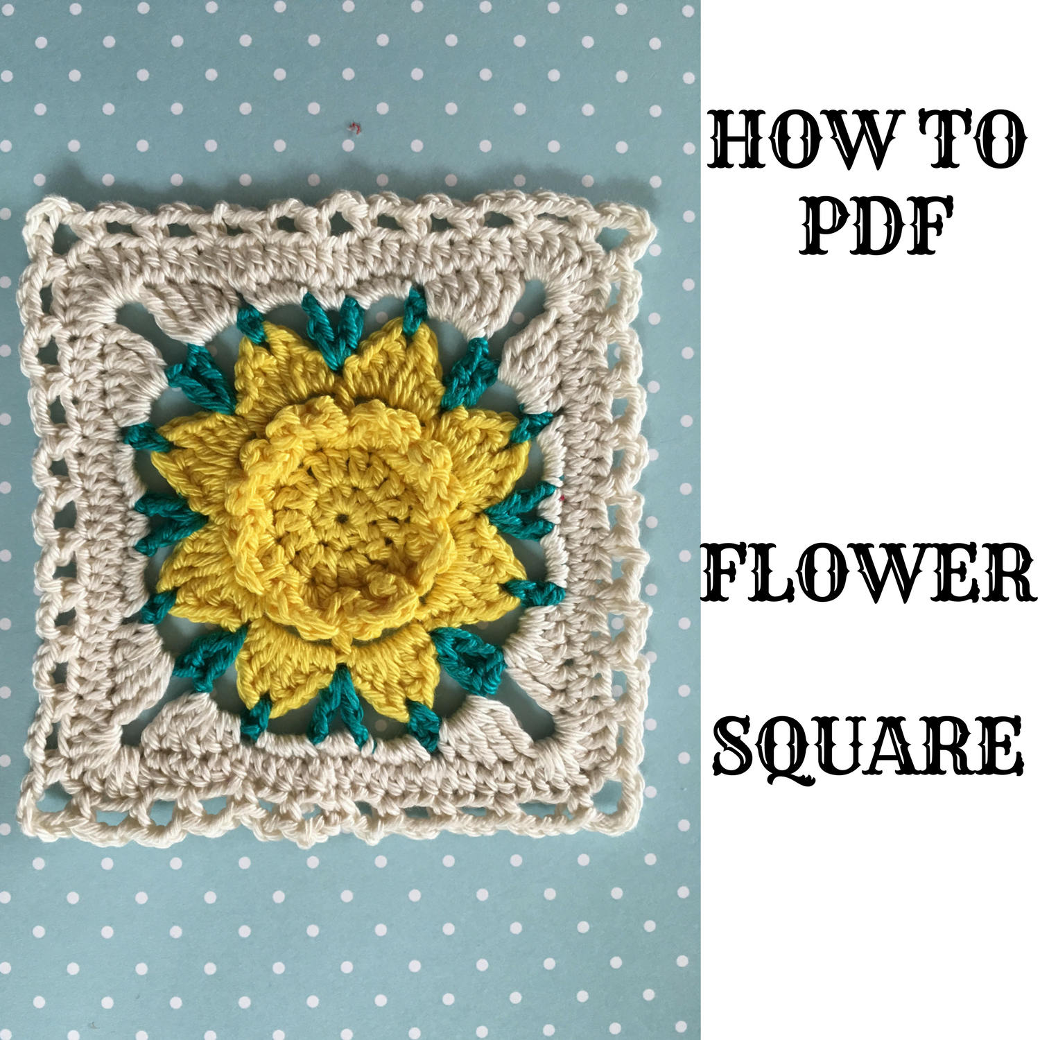 Crochet Handmade PDF Crochet Flower Pattern Crochet Pattern | Etsy