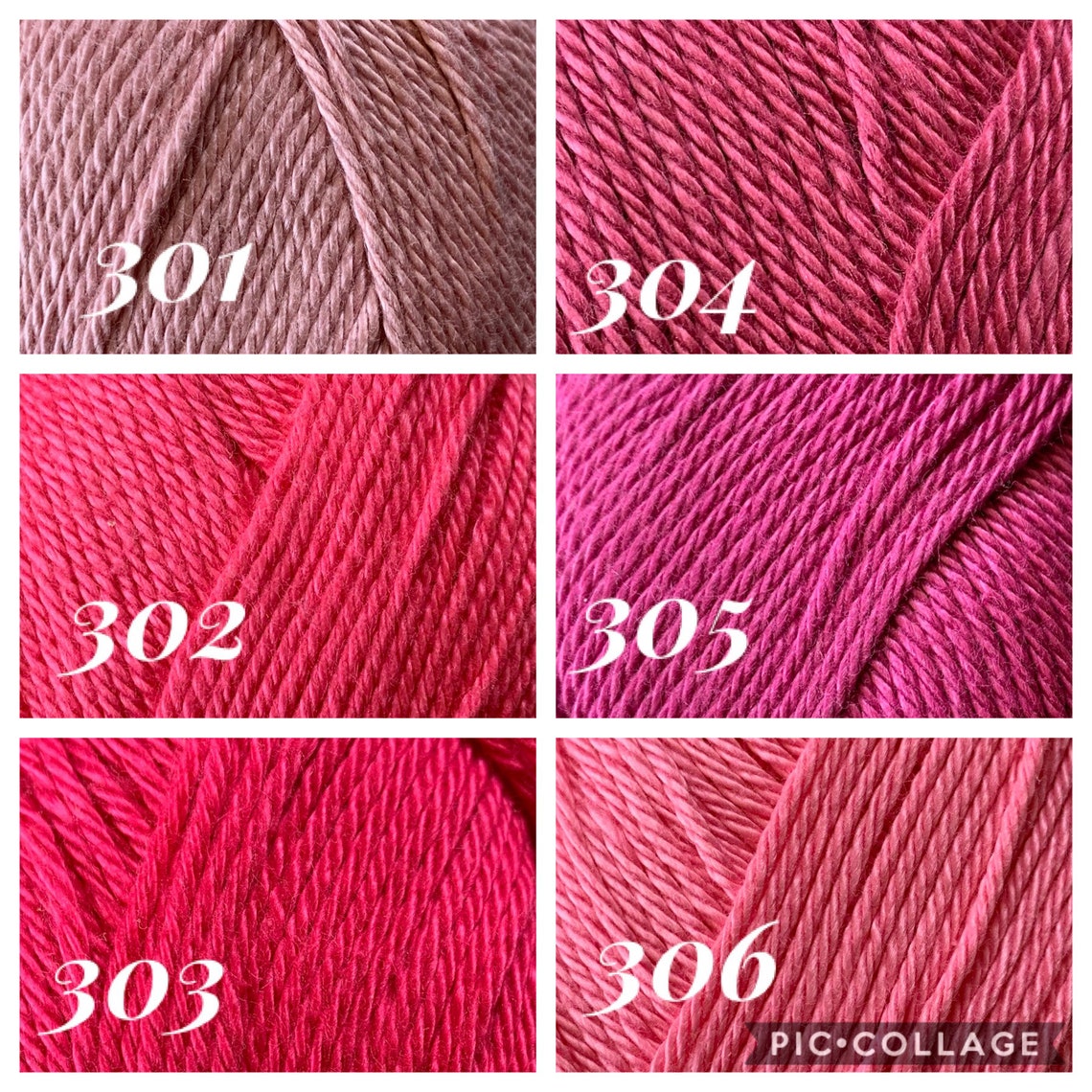 Mix 15 Pink Crochet Yarn, Orange Cotton Yarn, Free Shipping, Hot Pink ...