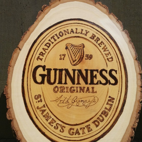 Wood Guinness Sign - Etsy