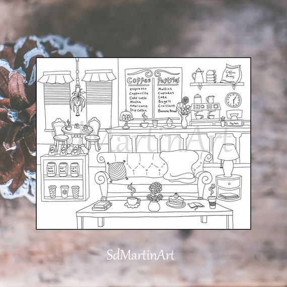 Art & Collectibles Drawing & Illustration for adults and kids Instant ...