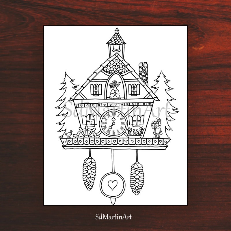 Cuckoo Clock Printables - Etsy