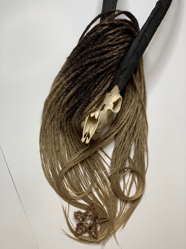 ASH OMBRE synthetic dreads. De or se dreadlock extensions. | Etsy