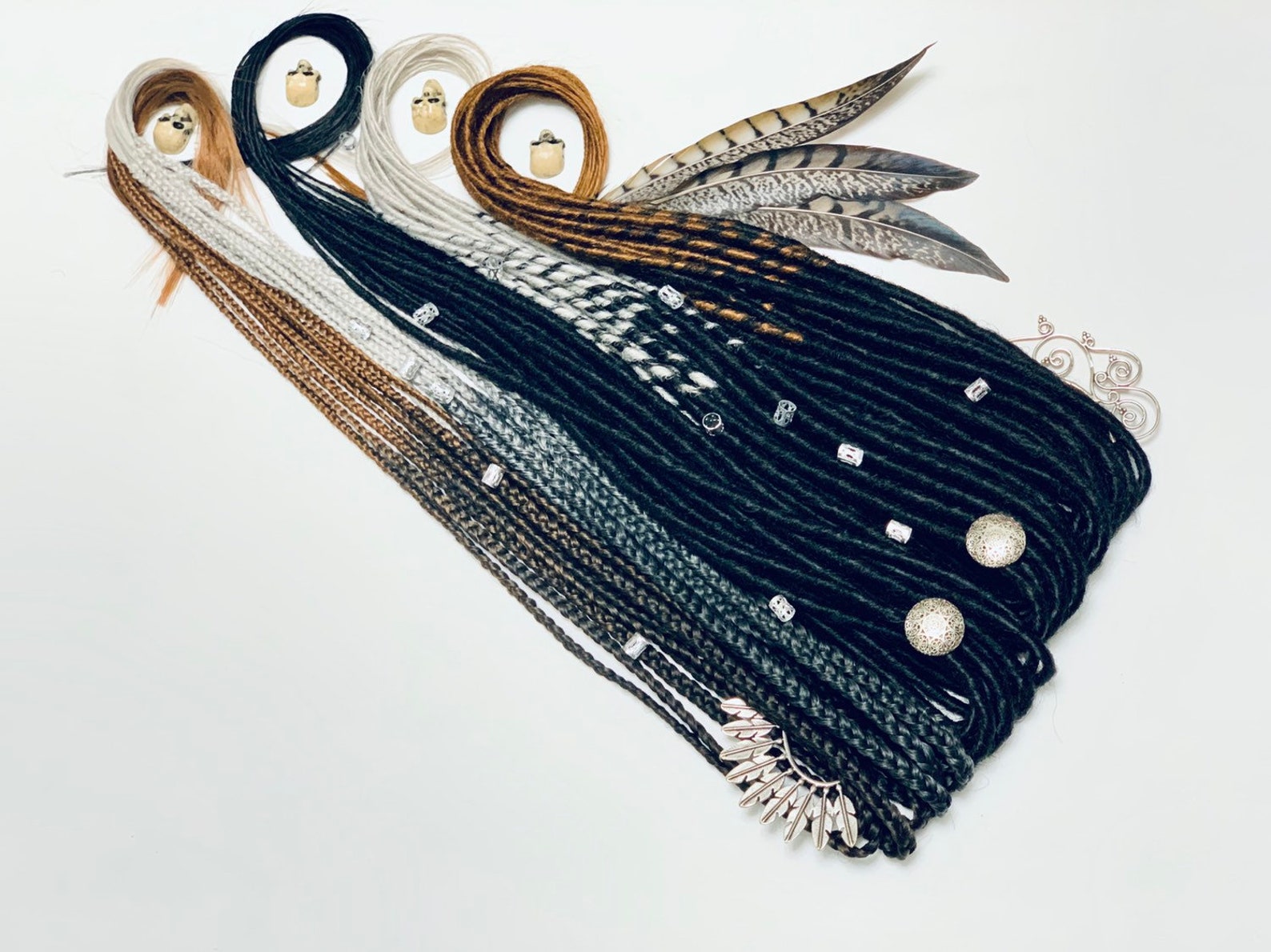 BOHO OMBRE synthetic dreads braids. Ombre dreadlock | Etsy