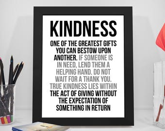 Kindness quotes | Etsy
