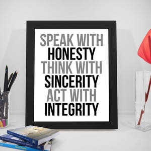 Speak With Honesty, Honesty Printable Quotes, Sincerity Quotes ...