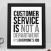 Customer Service Printable Quotes Business Sayings Service | Etsy