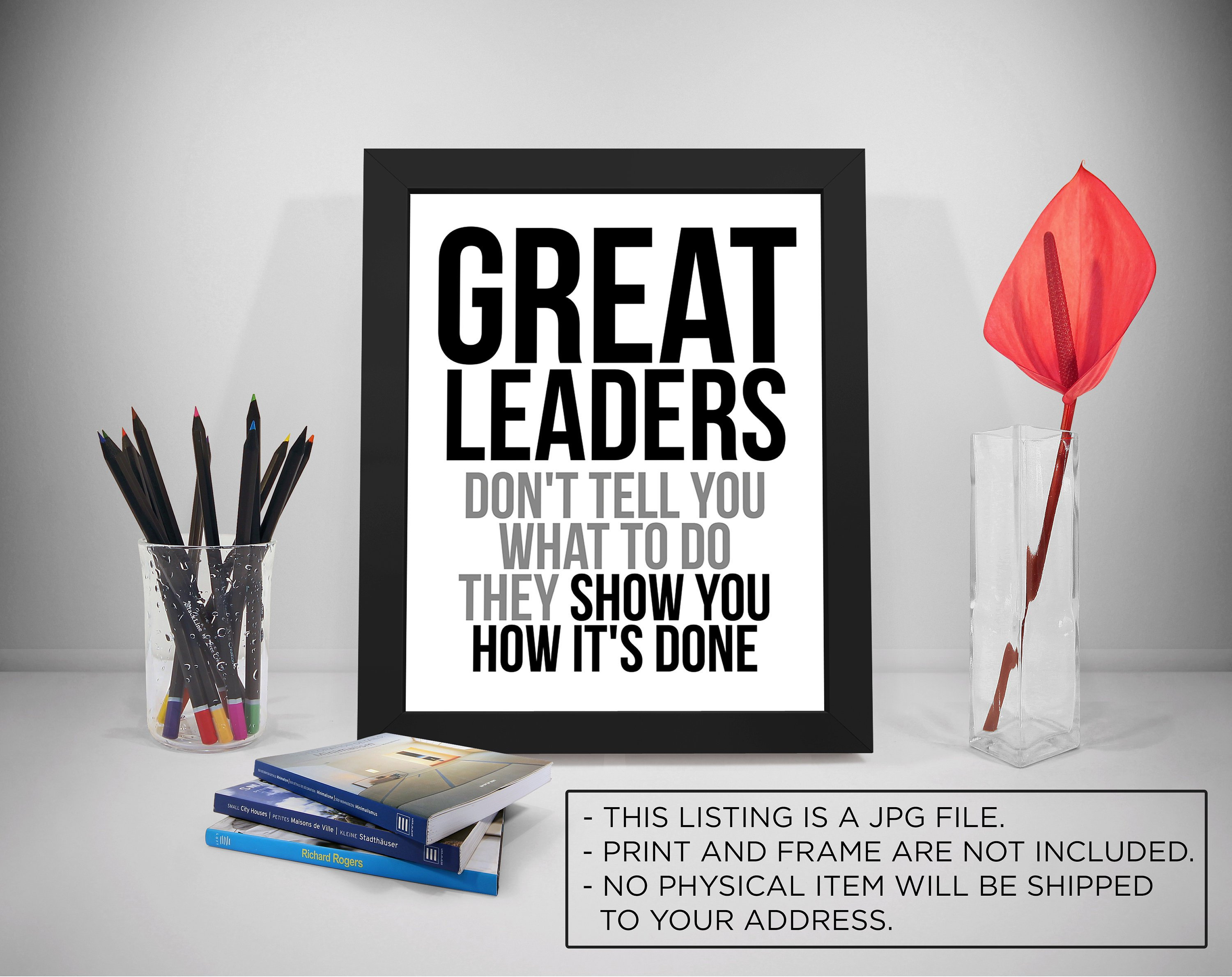 Great Leader, Leaders Quote Printable, Leadership Quote, Business ... Great Leader, Leaders Quote Printable, Leadership Quote, Business ...