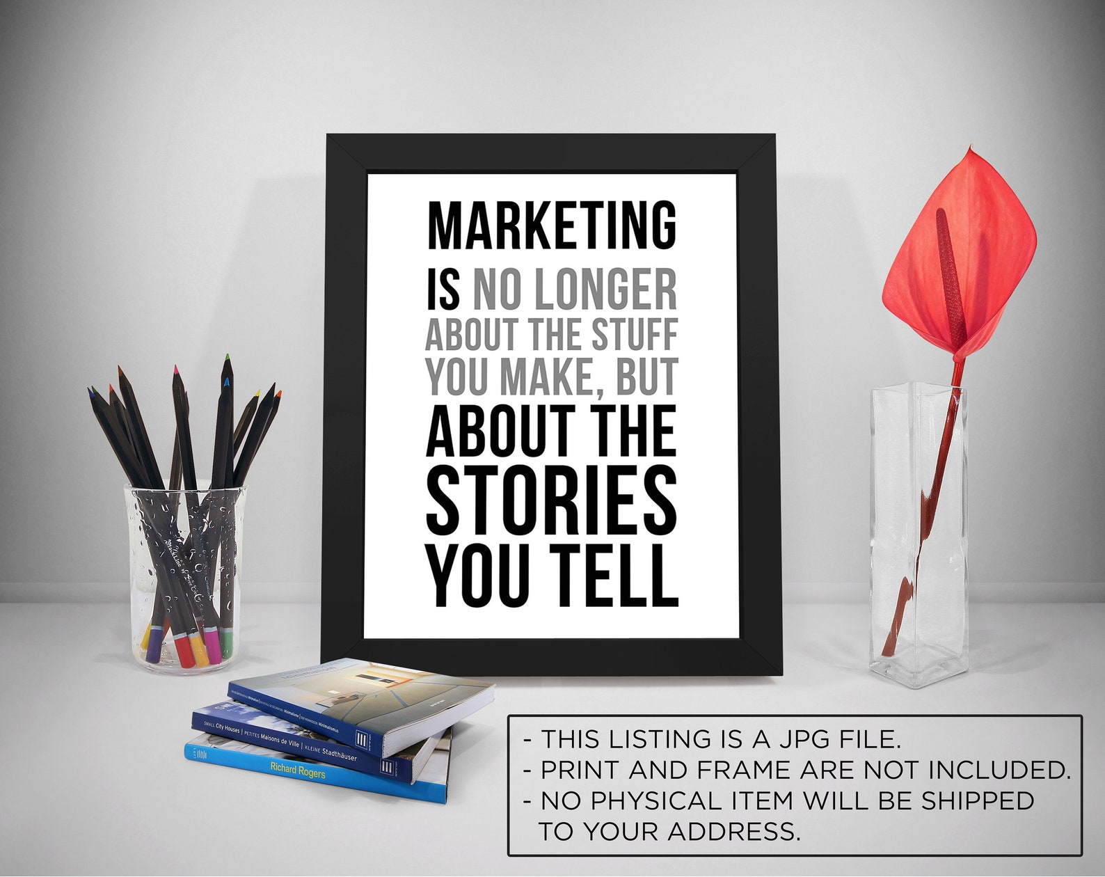 Marketing Quote Printable, Selling Quote, Sell Motivation Quote ...