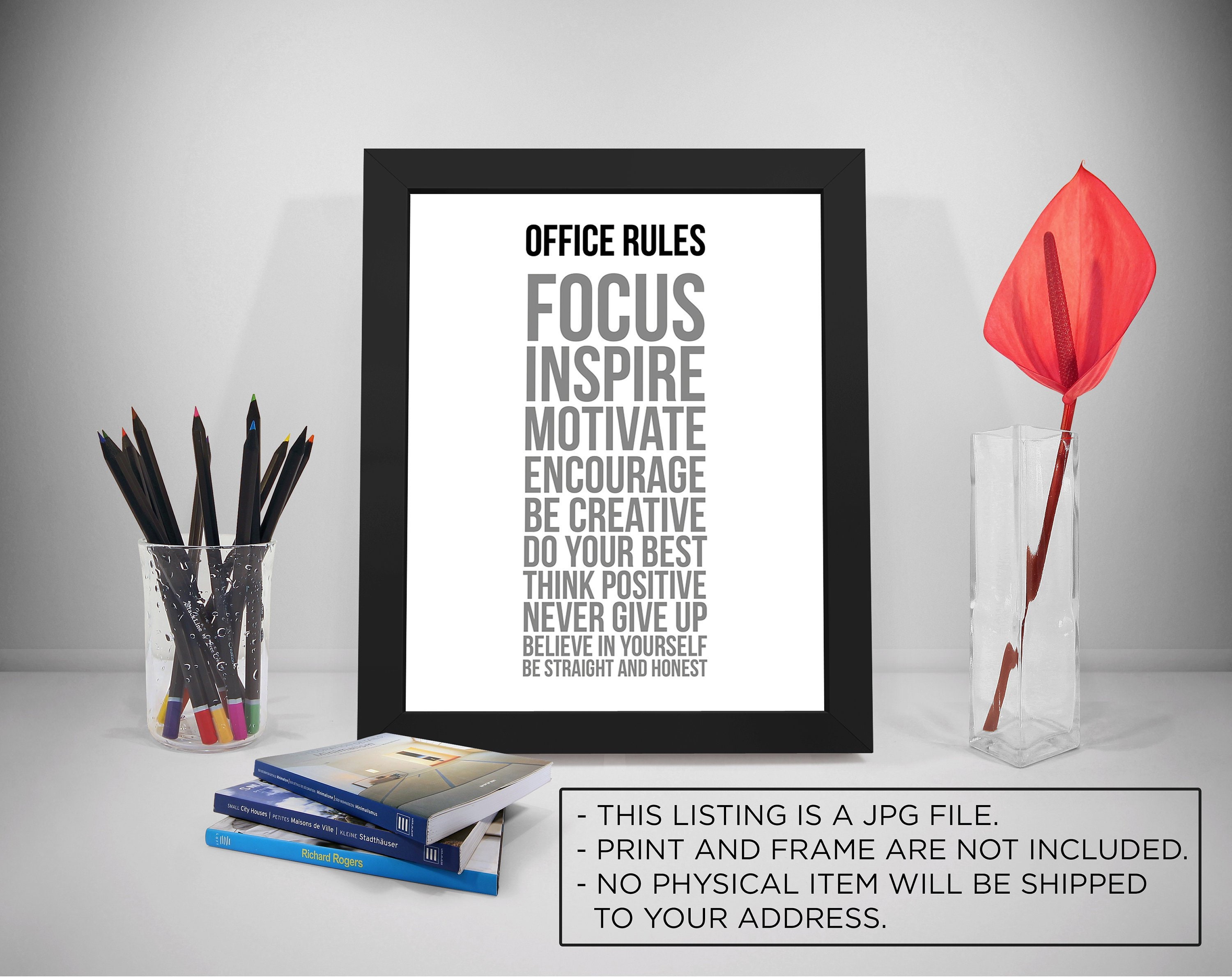 Office Rules, Business Gifts, Business Decor, Business Office Decor ...