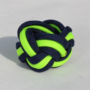 Cub Boy Venture Scout Neckercheif Slide Woggle Paracord Turk Head Knot ...