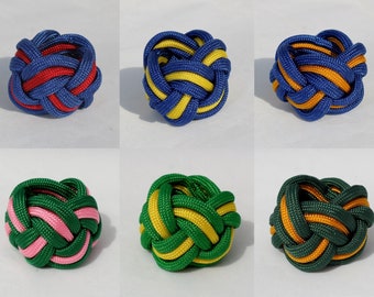 Cub Boy Venture Scout Neckercheif Slide Woggle Paracord Turk Head Knot ...