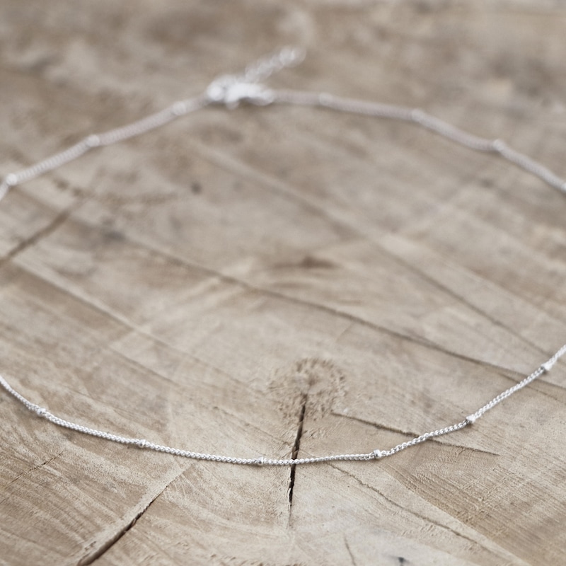 Silver Chain Necklace - Etsy