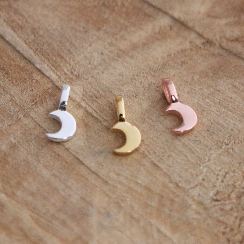 Half Moon Pendant - Etsy