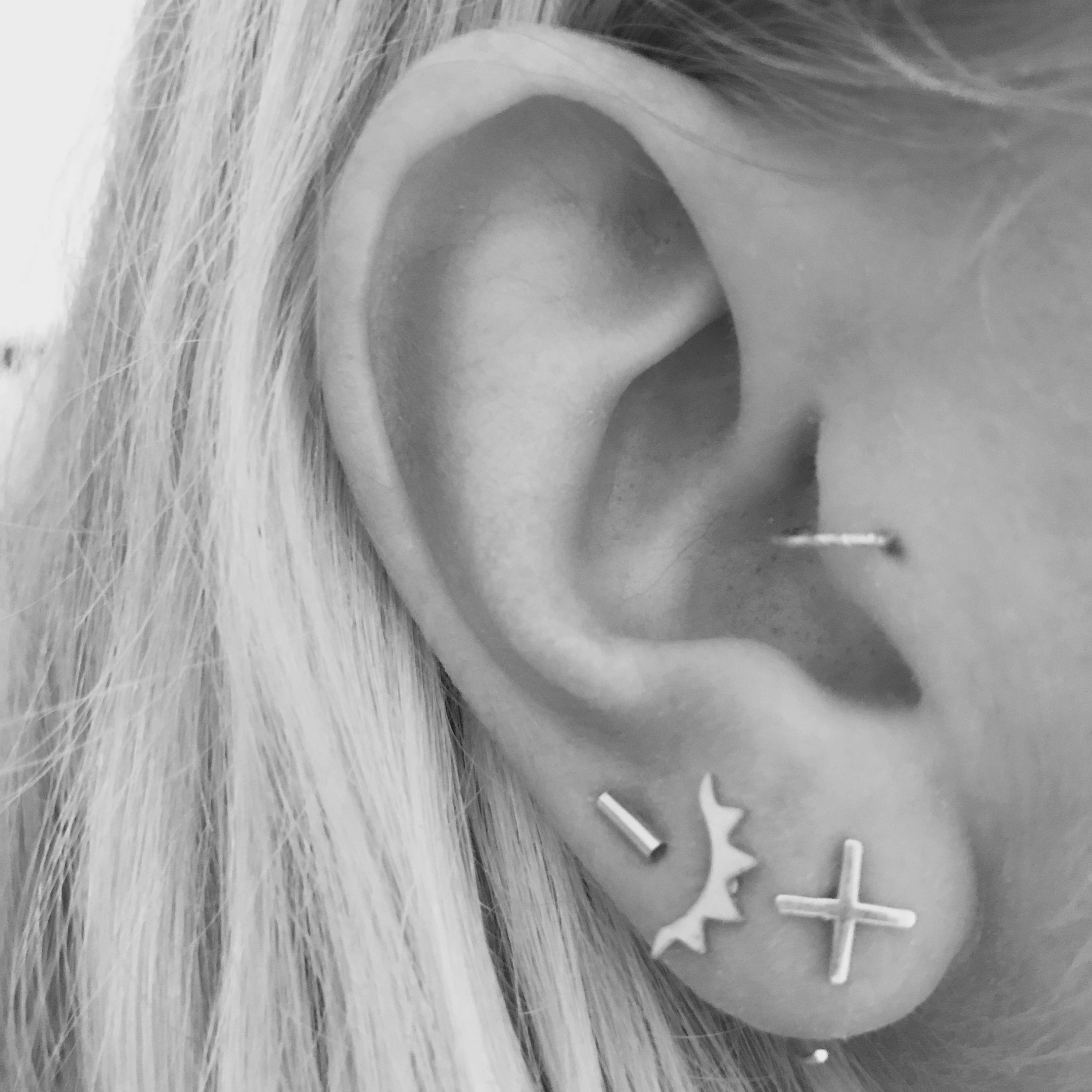 Sterling Silver Hug Hoops Tiny Minimalist Hug Earrings - Etsy