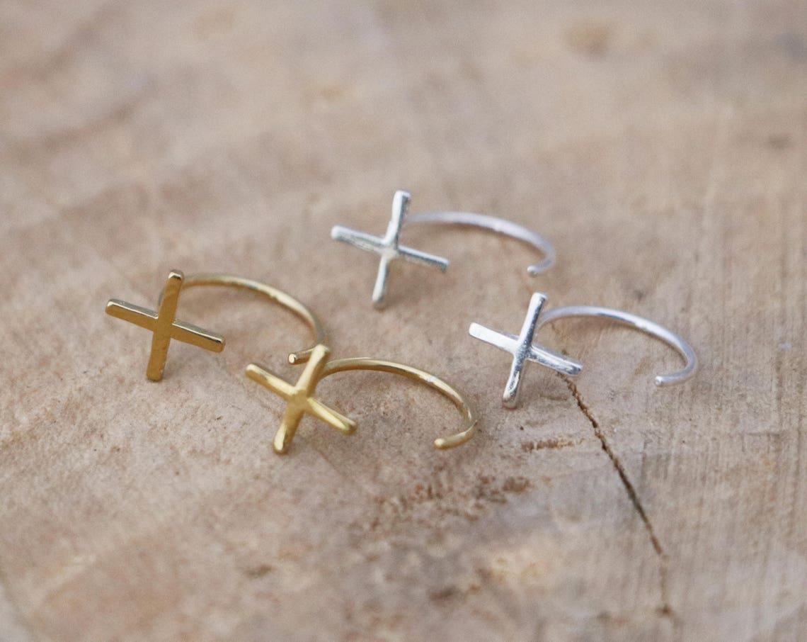 Sterling Silver Hug Hoops Tiny Minimalist Hug Earrings | Etsy