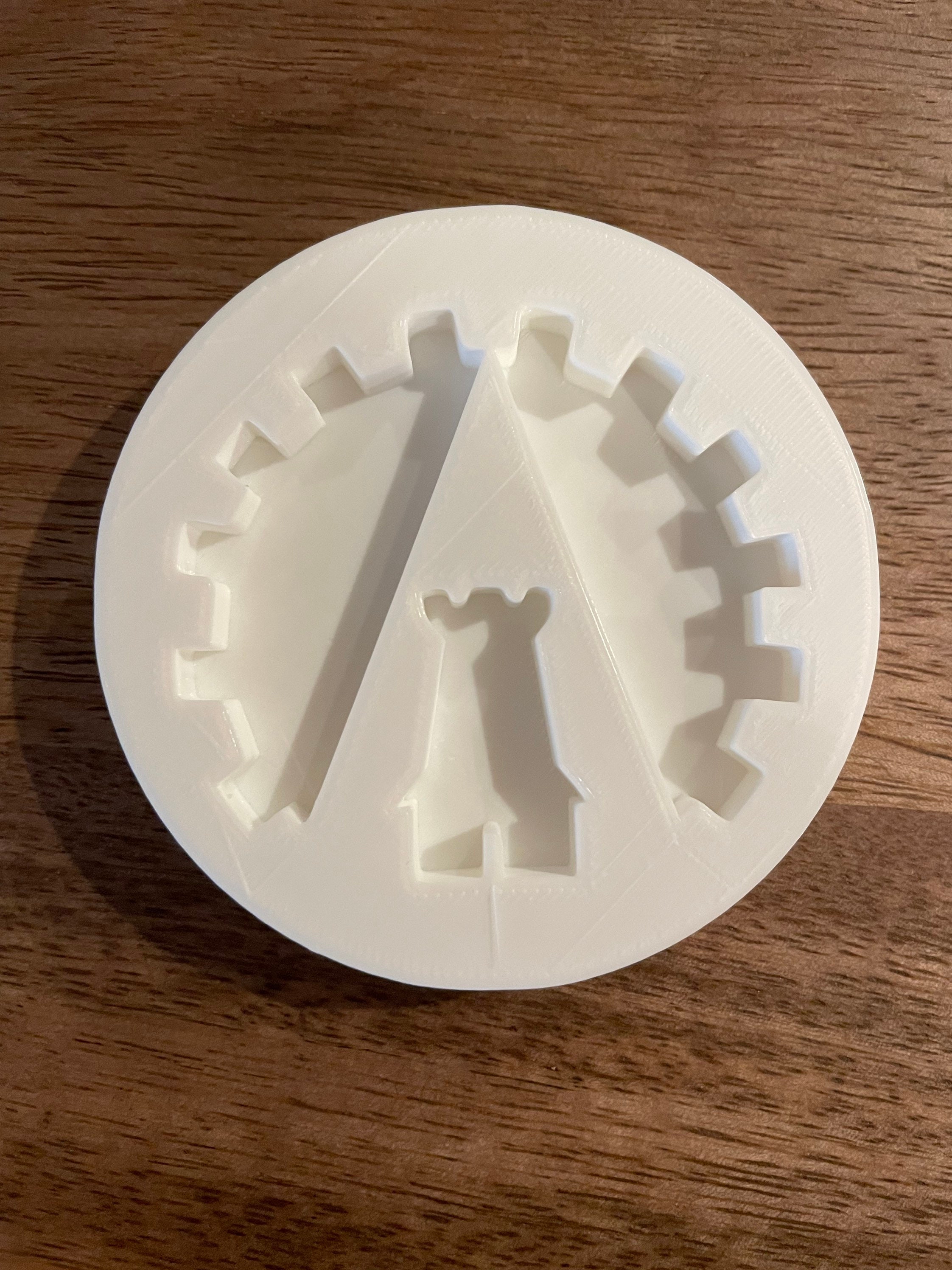 SCA Inverted Caid Dreiburgen Populace Badge 3D Printed Block | Etsy