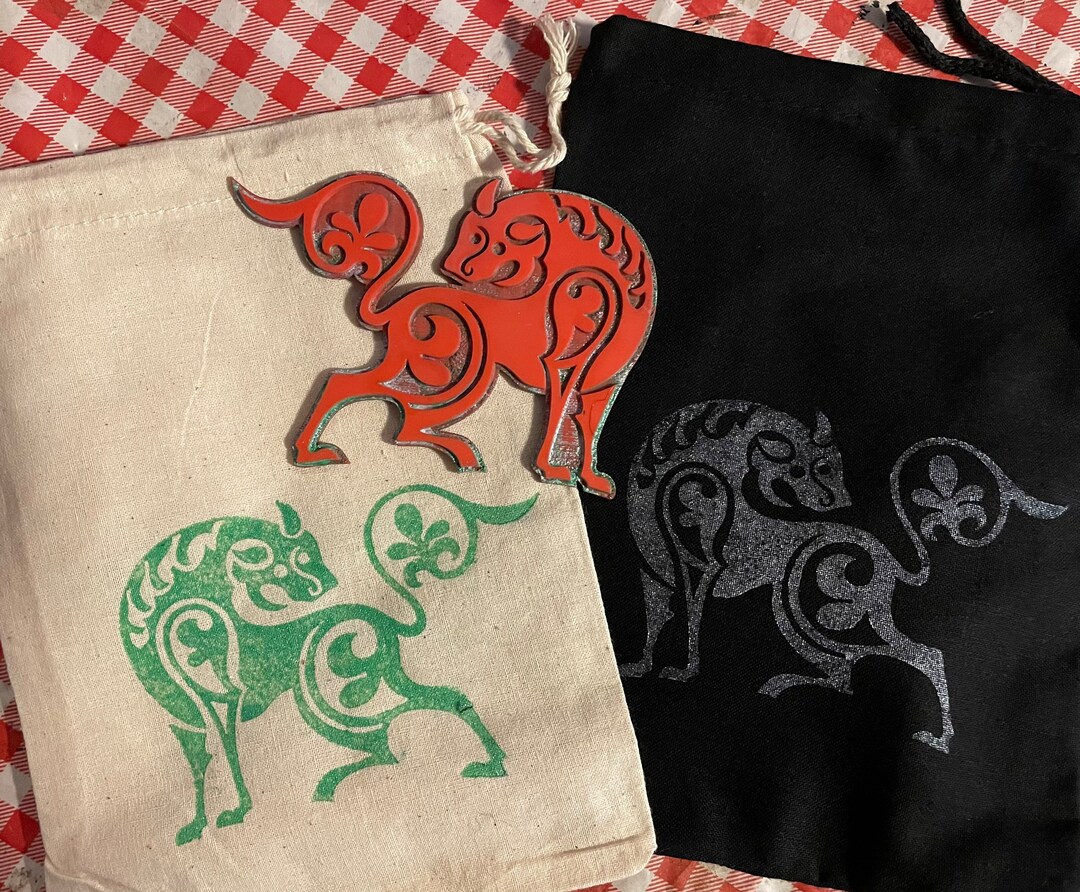 Medieval Creature Rubber Stamp - Etsy