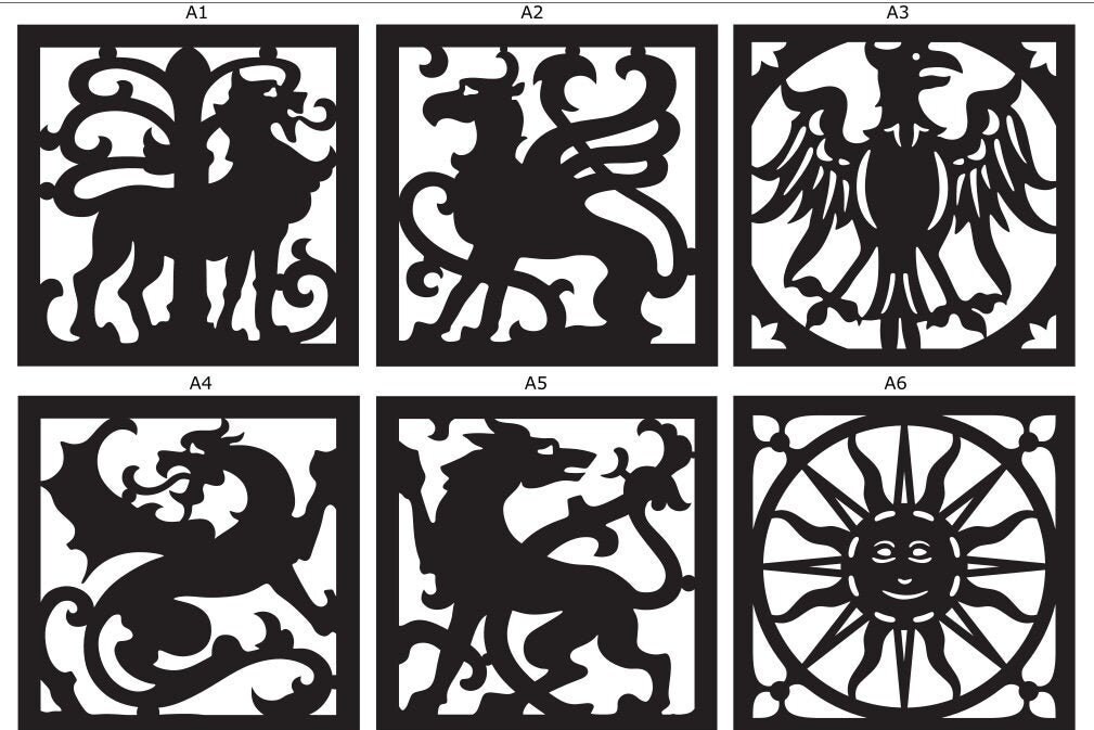 3D Printed Block Stamps - Medieval / Heraldry / Fantasy - Etsy
