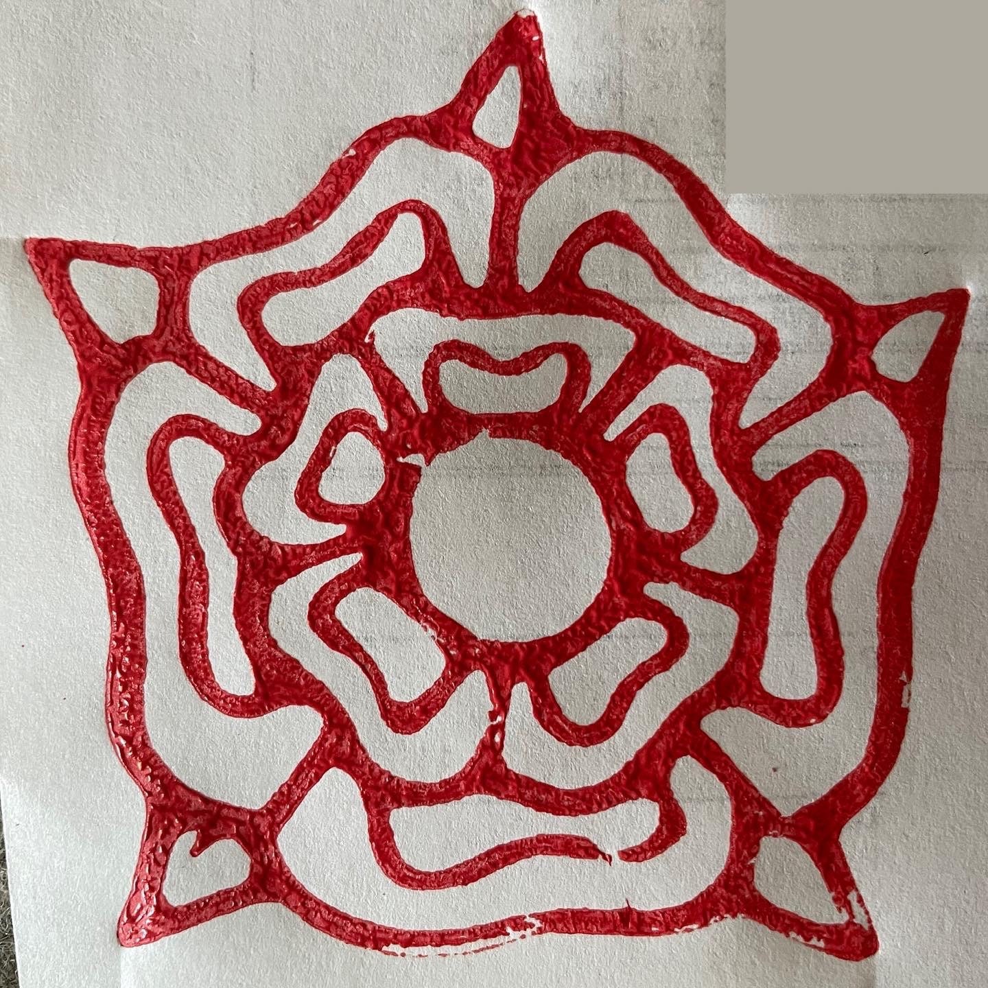 Rose Outline 3D Printed Block Stamp - Etsy