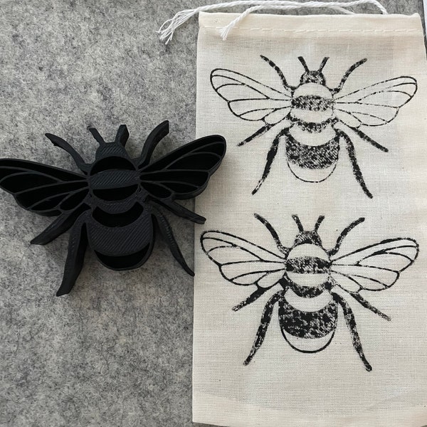 Bee Rubber Stamp - Etsy