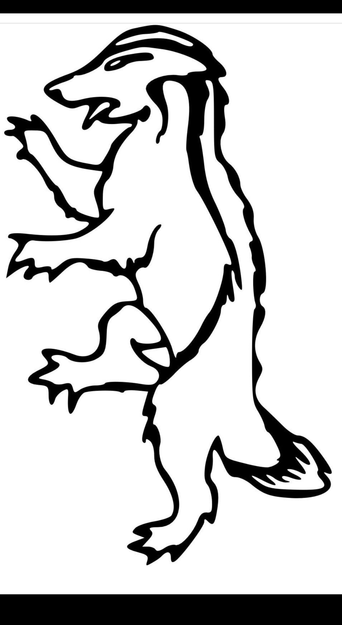 Badger Outline 3D Printed Block Stamp - Etsy