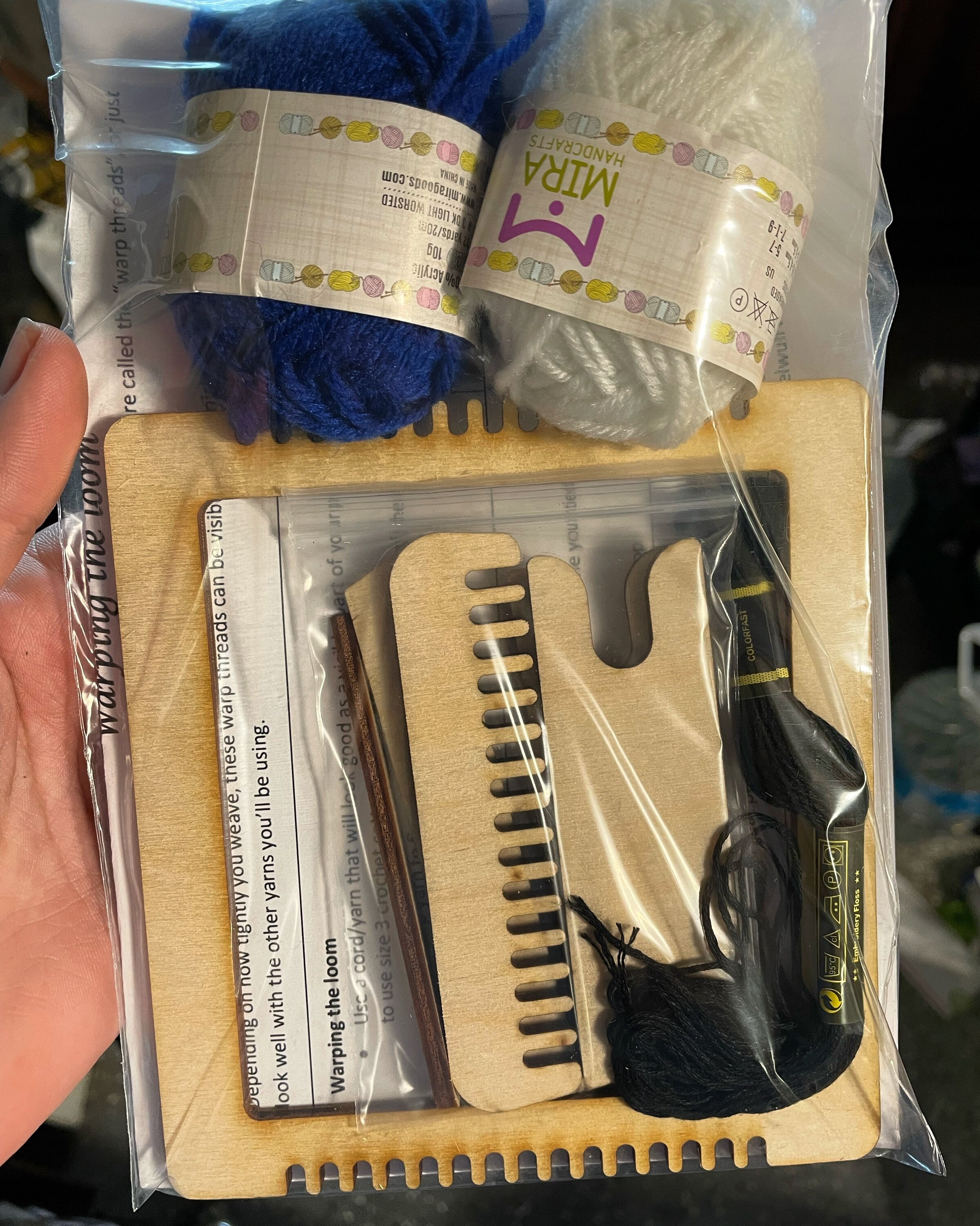 Mini Loom Weaving Kit - Etsy