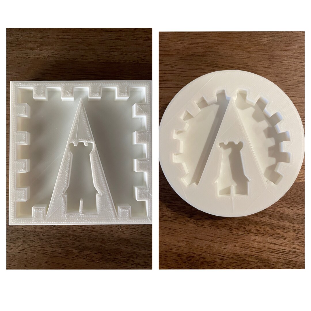 SCA Inverted Caid Dreiburgen Populace Badge 3D Printed Block Stamp - Etsy