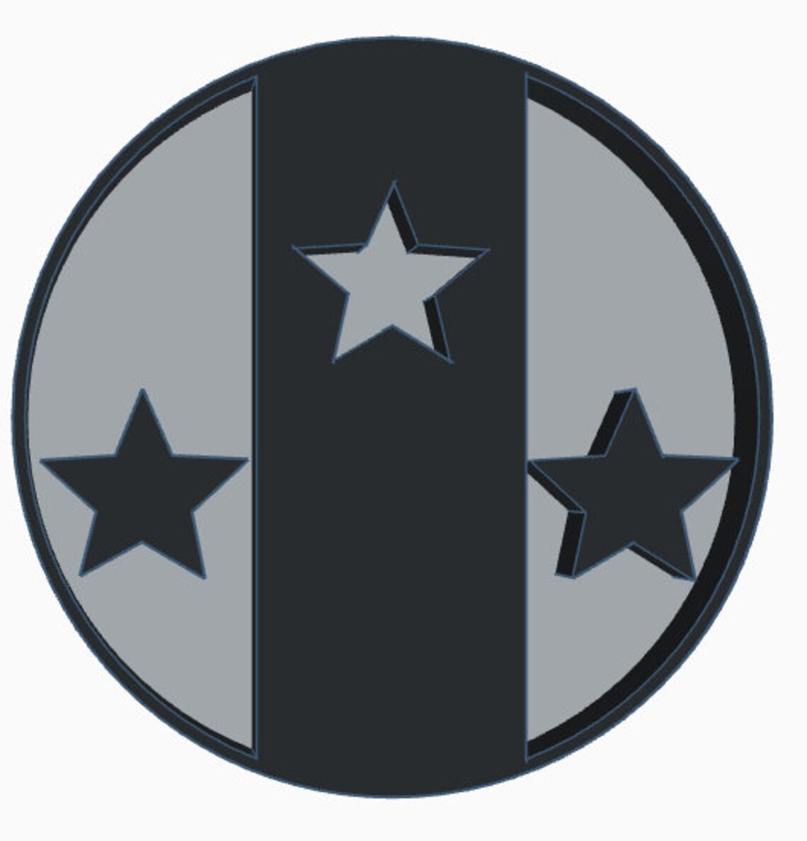 SCA Meridies Populace Badge 3D Printed Block Stamp - Etsy