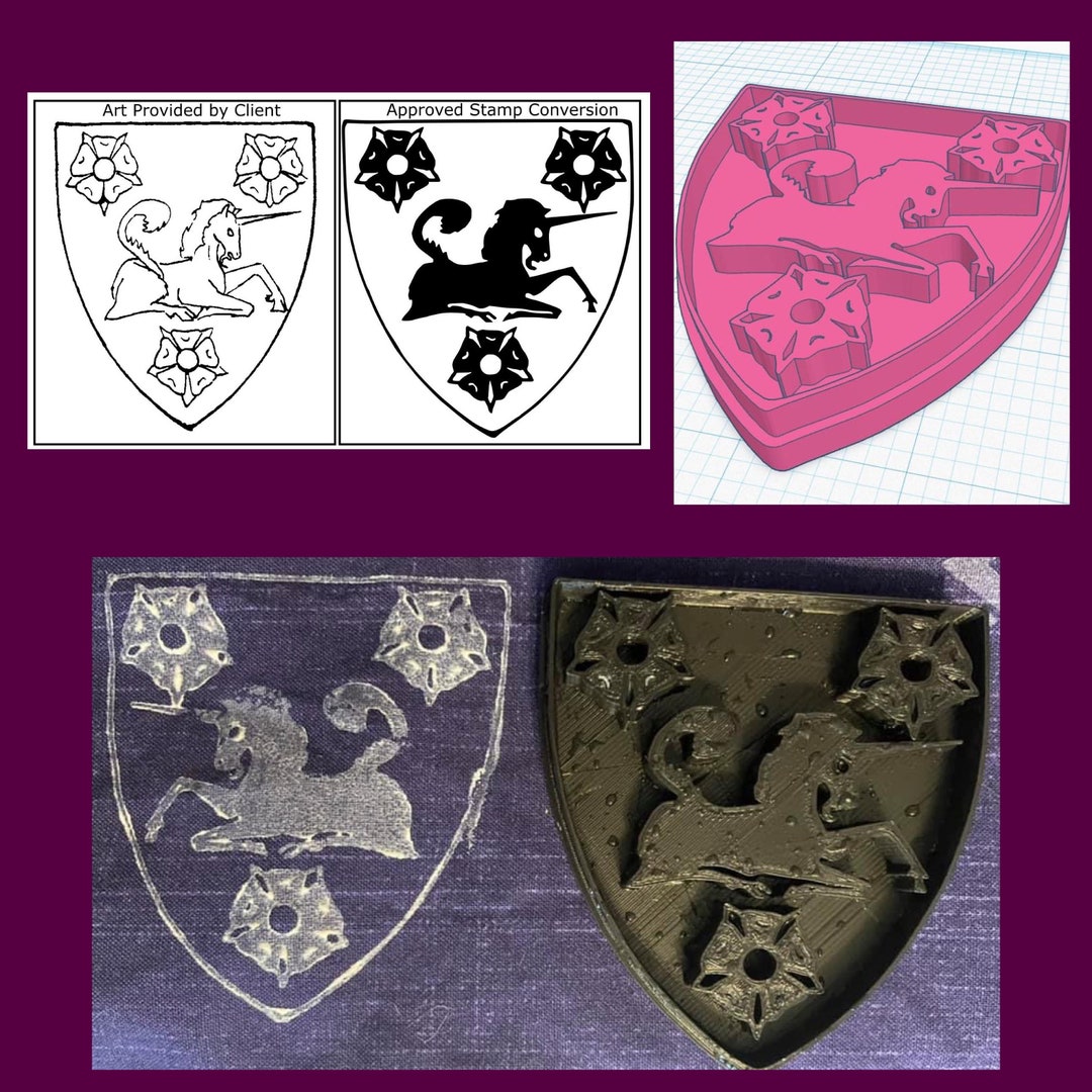 Custom Stamp Set up - for Initial Custom Stamp Order - Etsy